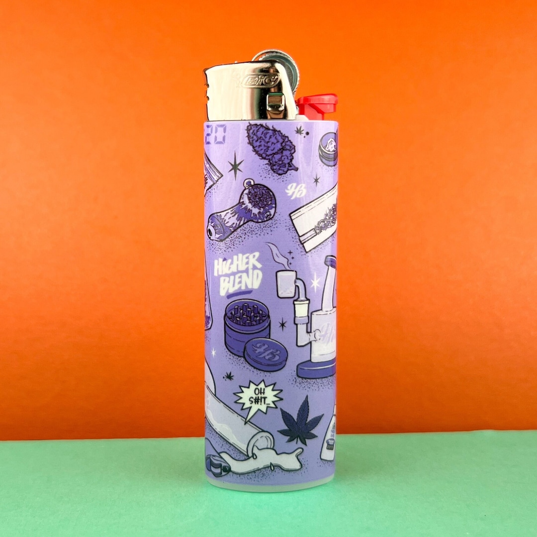 420 Icons Classic Bic Lighter - [ Limited Edition Higher Blend Lighter ...