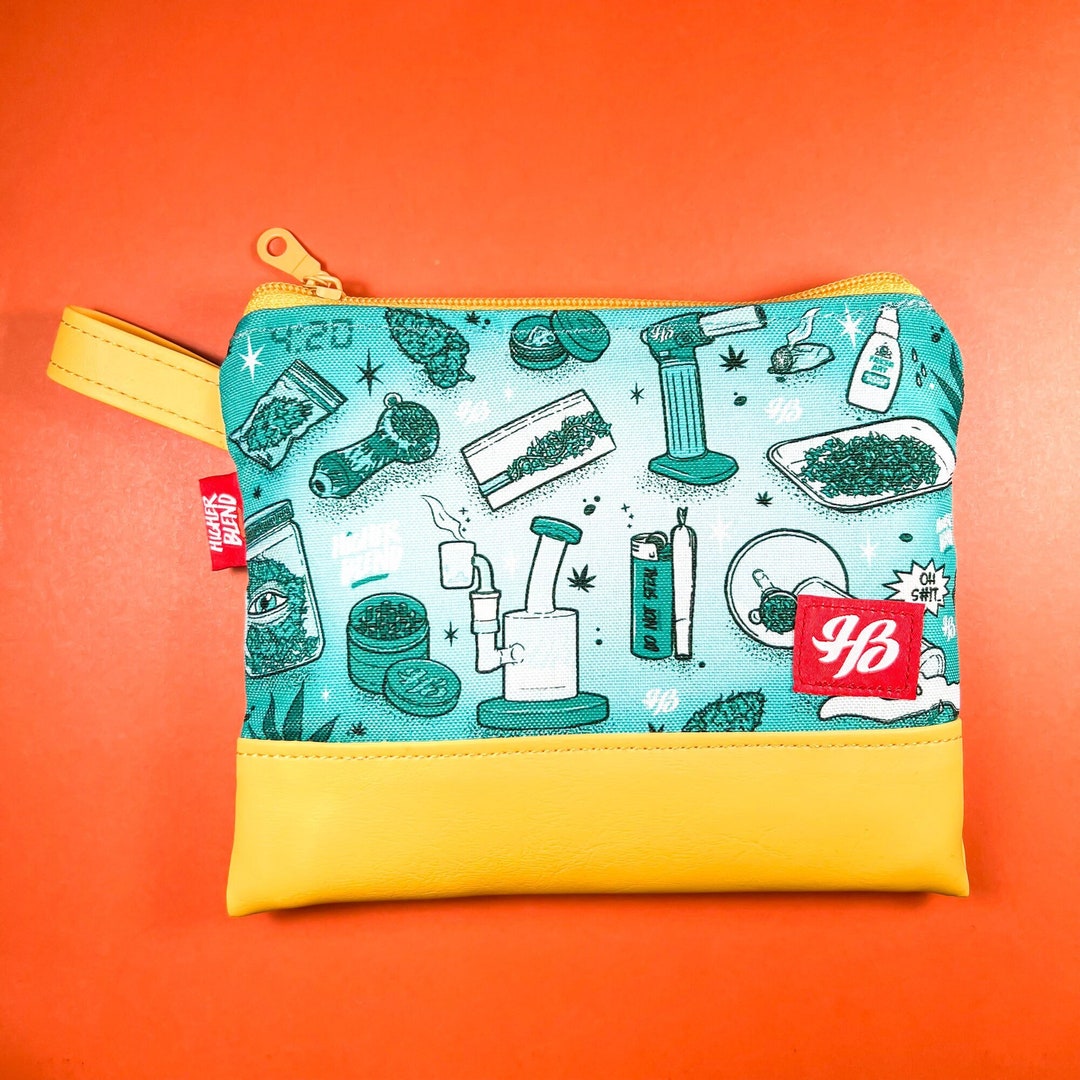 420 Icons Stash Bag - [ Higher Blend Zip-up Bag, Weed Bag, Accessory ...