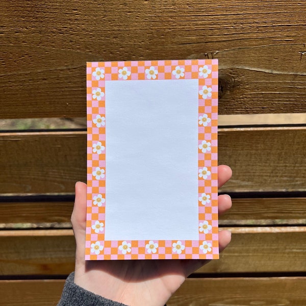 Orange Notepad - Etsy