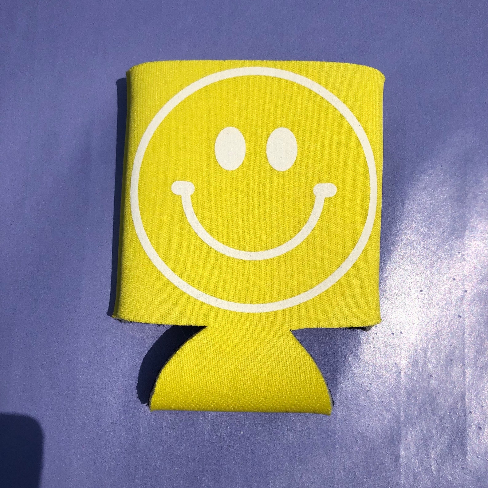 Smiley Face Can Cooler Beer Hugger Drink Cooler - Etsy