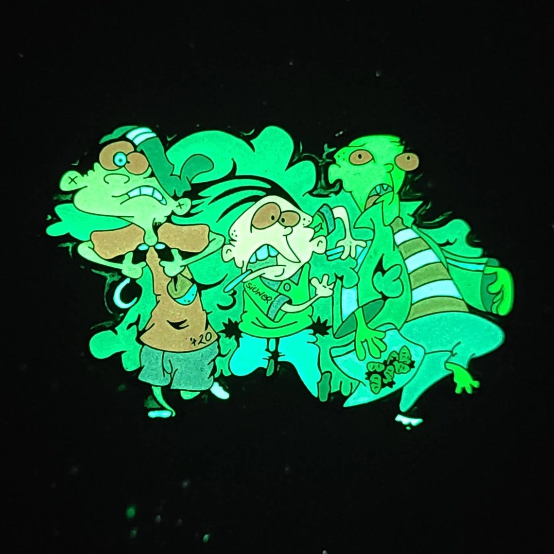 Tokin Ed Edd Eddy Stoner Crew 90s Cartoon Drug Weed Dab Glow | Etsy