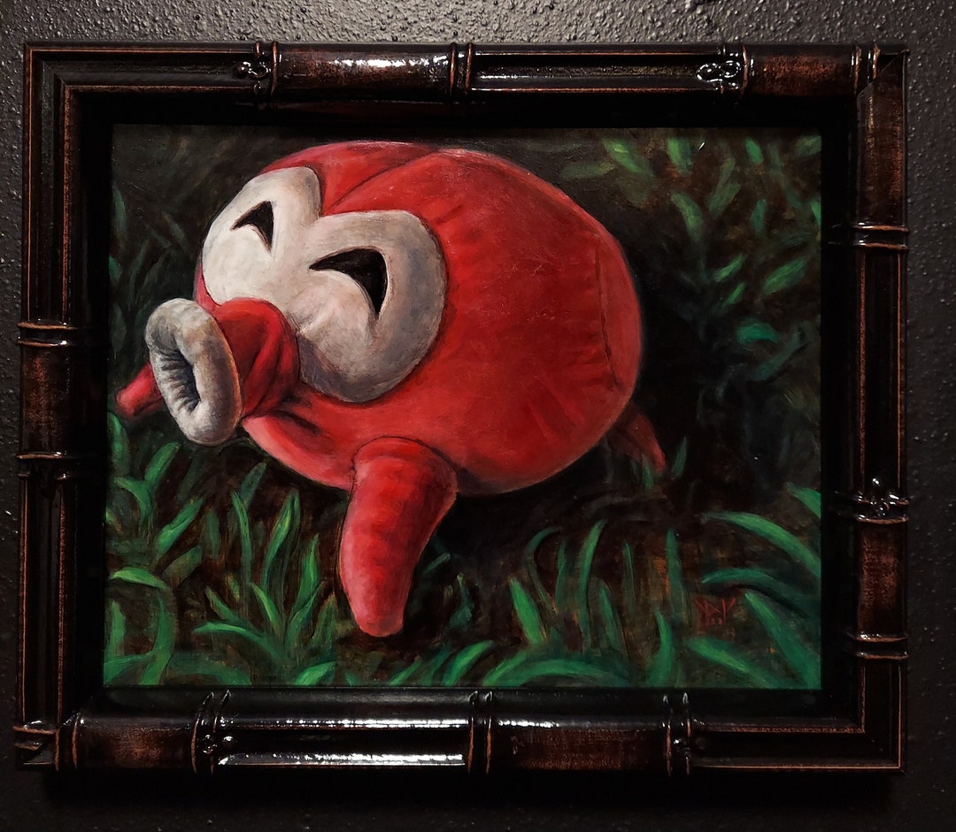 Octorok Plushie (original Painting) Acrylic on Gessoboard (8x10) by ...