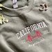 EMBROIDERED CALIFORNIA SWEATSHIRT California Crewneck Embroidered ...