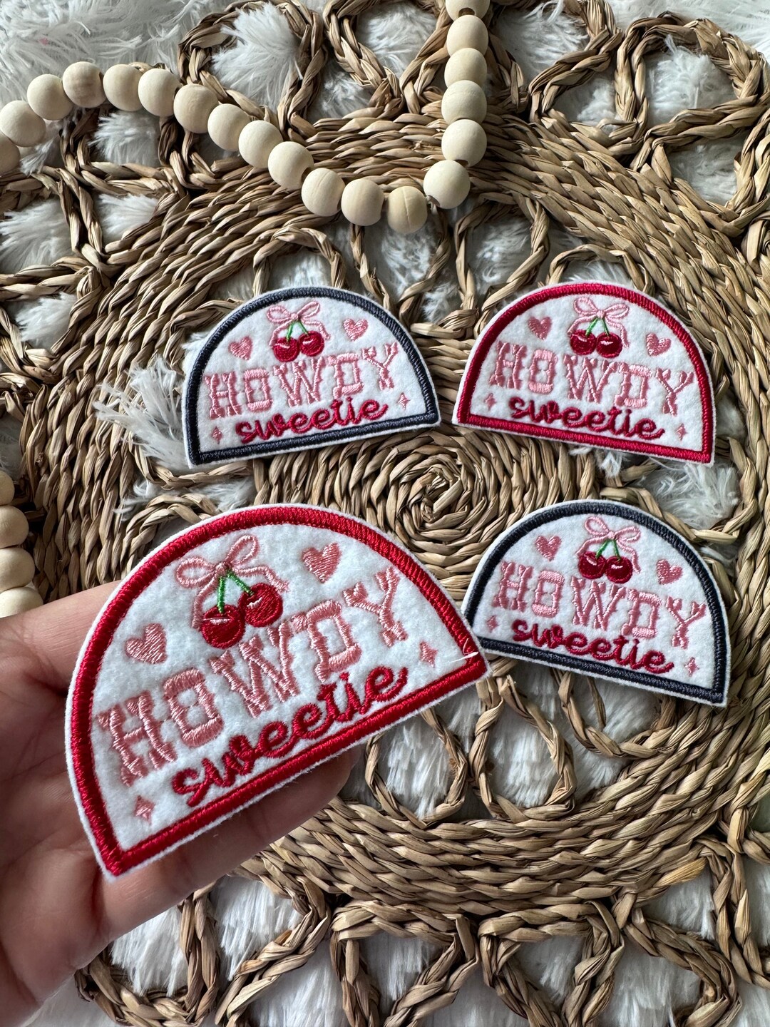 Howdy Embroidered Patch Iron on Patch Coquette Iron on Patch Coquette ...