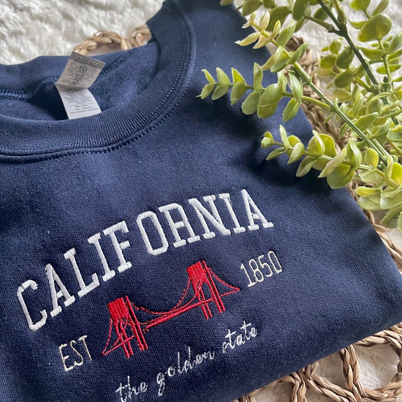 California Crewneck Sweatshirt - Etsy