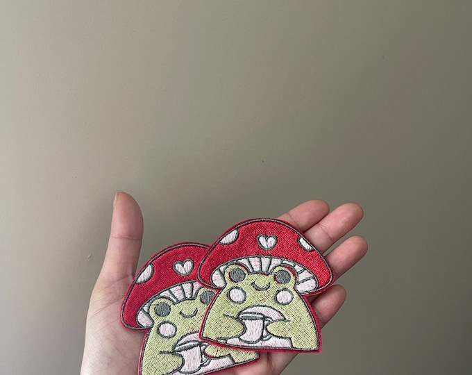 Frog Patch Punk Grunge Goth Cottage Core Ecofriendly Sustainable ...