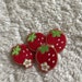 STRAWBERRY PATCH Embroidered Patch Iron on Patch Strawberry Aesthetic ...
