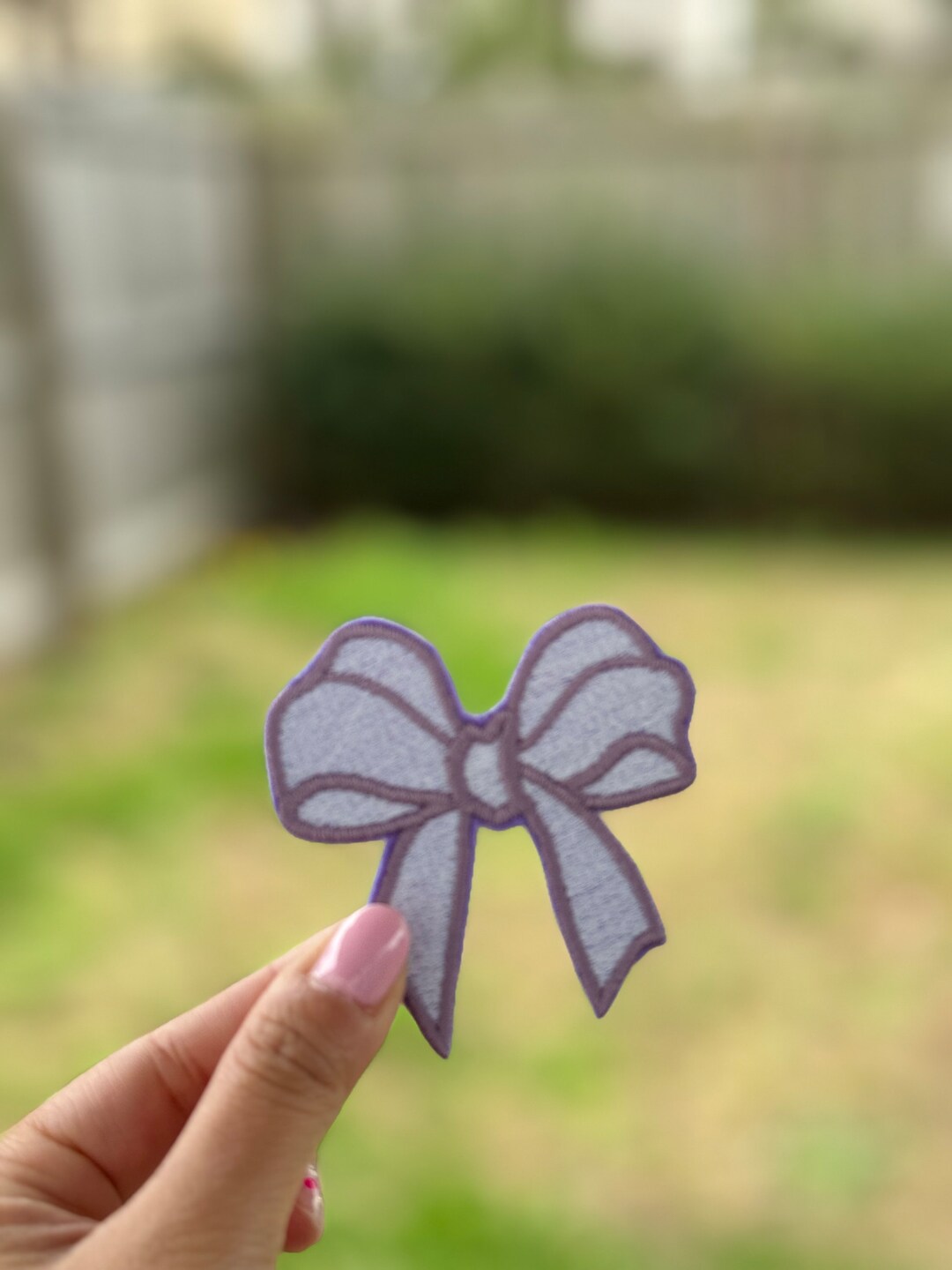 Embroidered Iron on Patch Bow Patch Coquette Iron on Patch Embroidered Bow Patch Coquette Patch ...