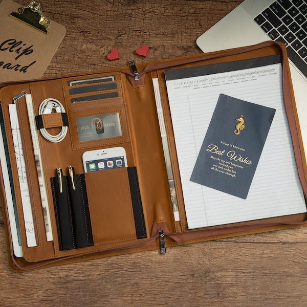 Leather Padfolio - Etsy