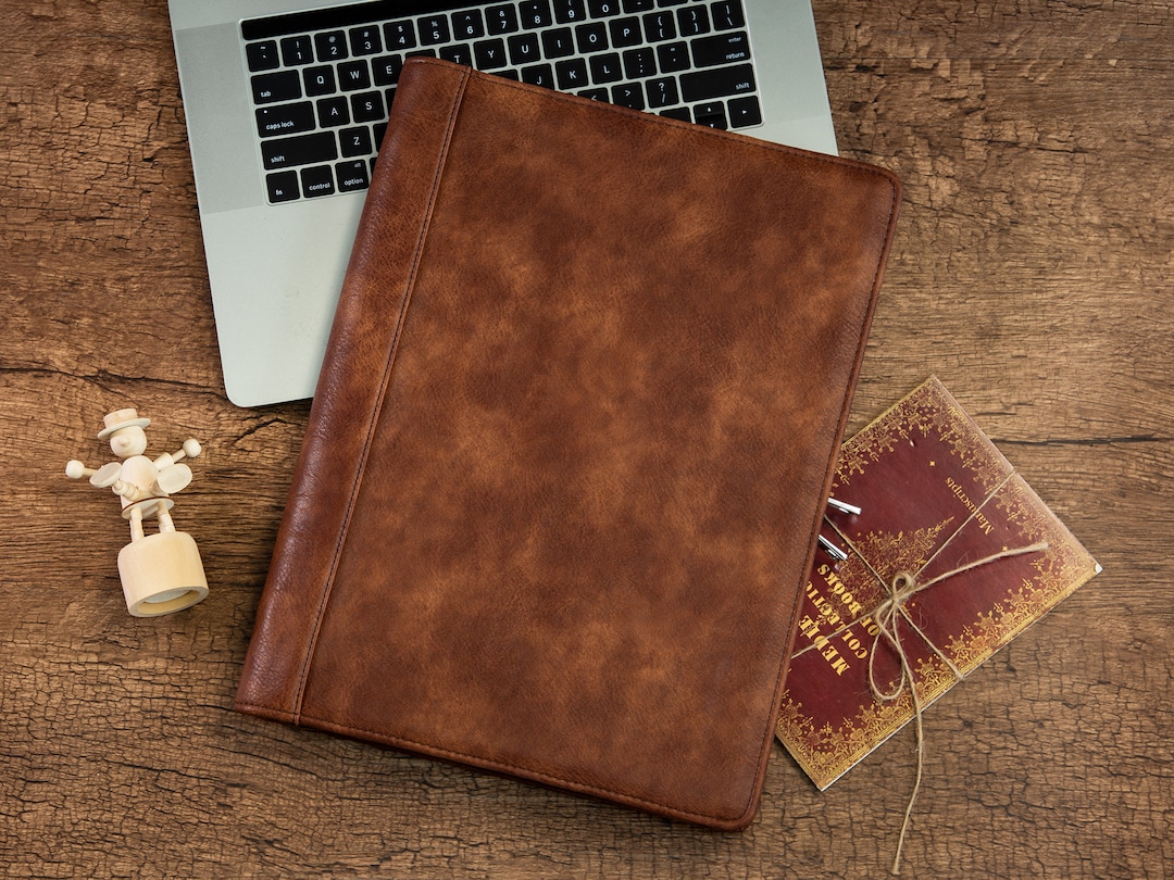 Handmade Portfolio for Men/womencustom Leather Padfolio With - Etsy