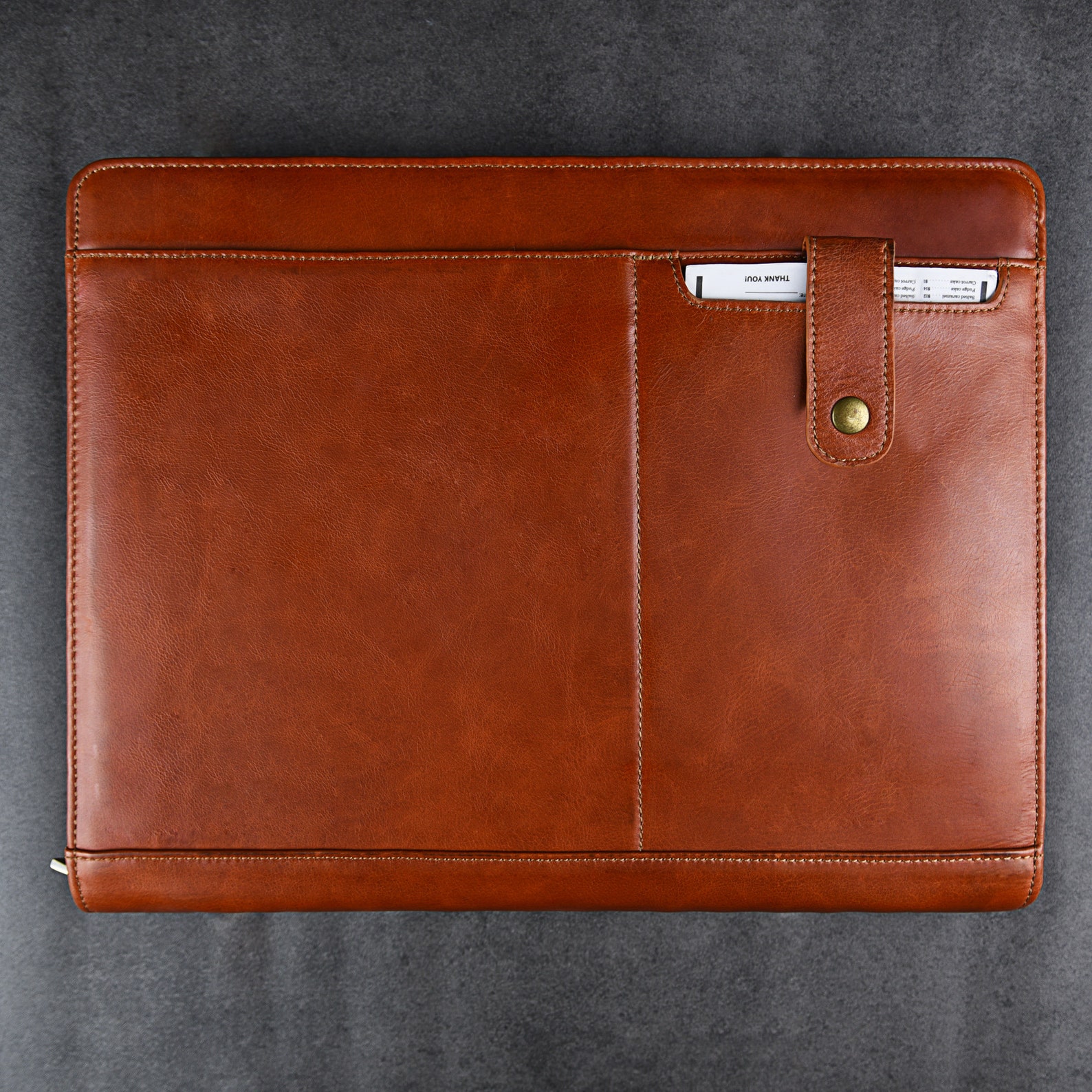 Name/logo Engraving Leather Ipad Portfolio With A4 Notepad - Etsy Canada