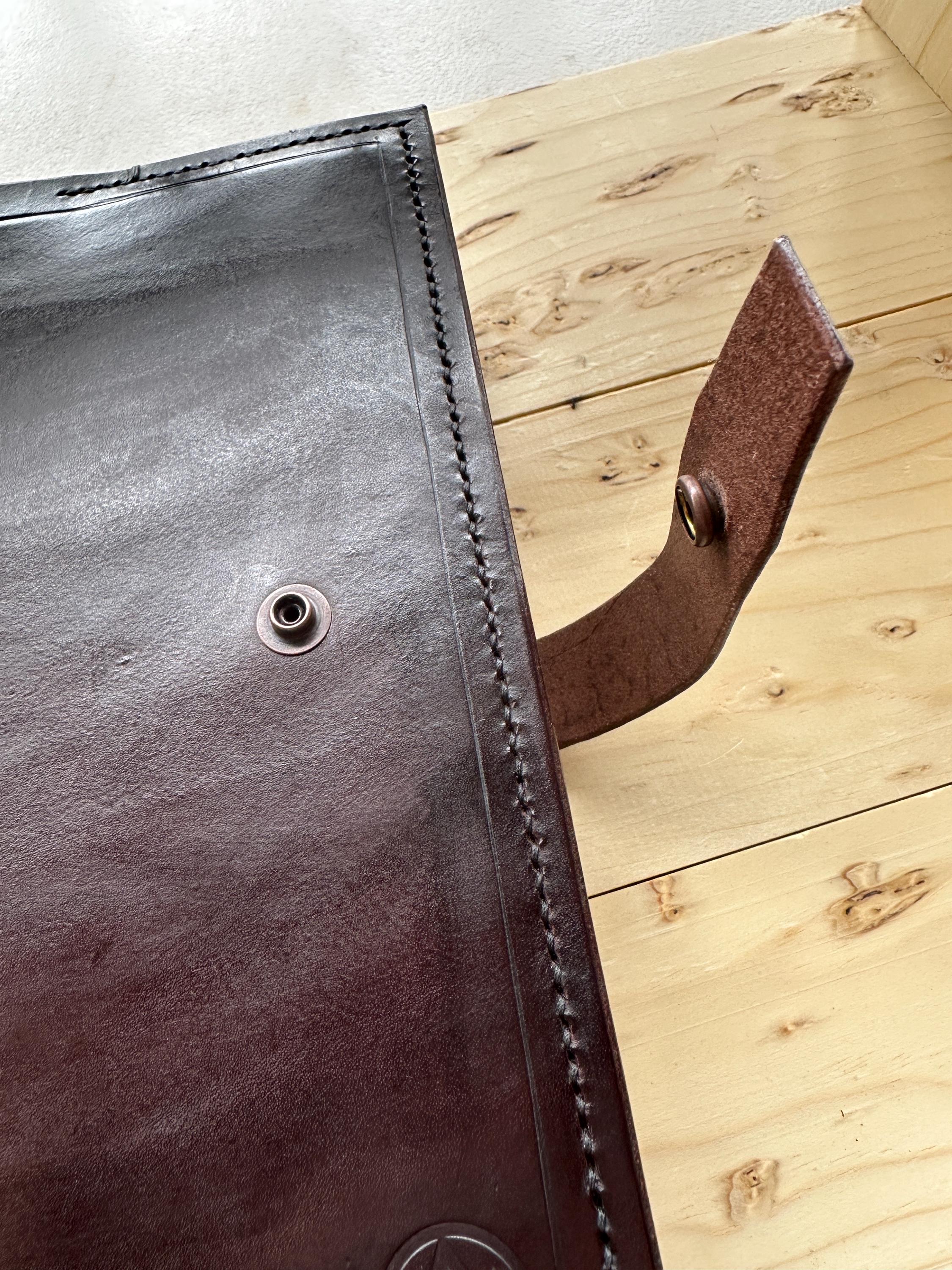 Handmade Brown Leather AA Big Book Cover Durable Personalized Recovery ...