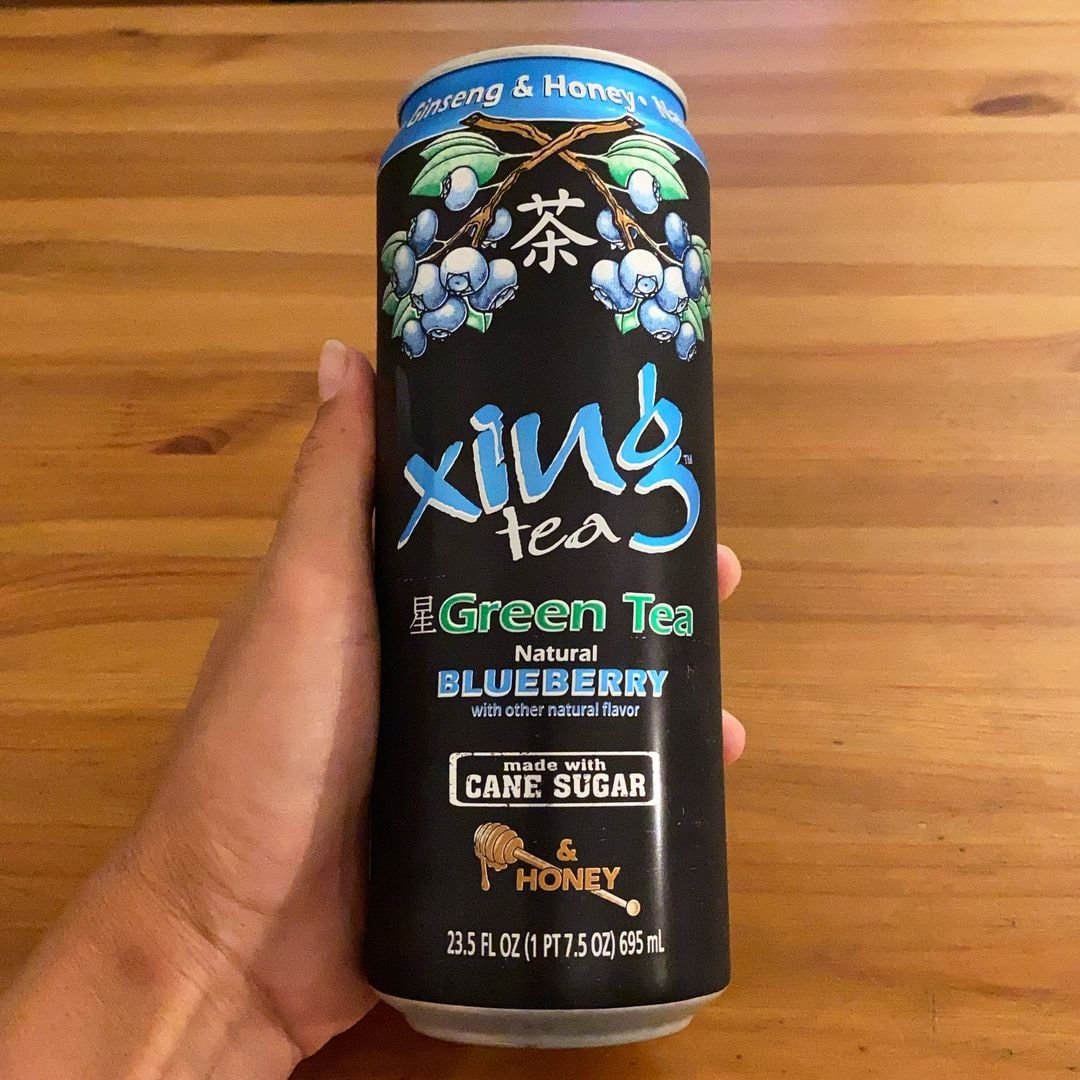 Unique Upcycled Xing Blueberry Green Tea Aluminum Can Art Earrings ...