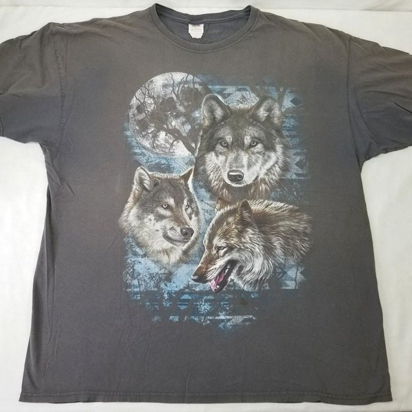 Vintage Wolf Shirt - Etsy