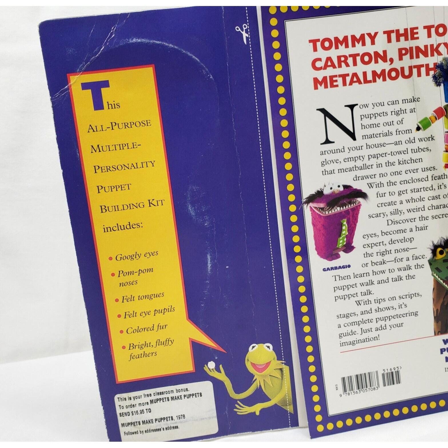 The Muppets Make Puppets Book and Building Kit Cheryl Henson Muppet ...