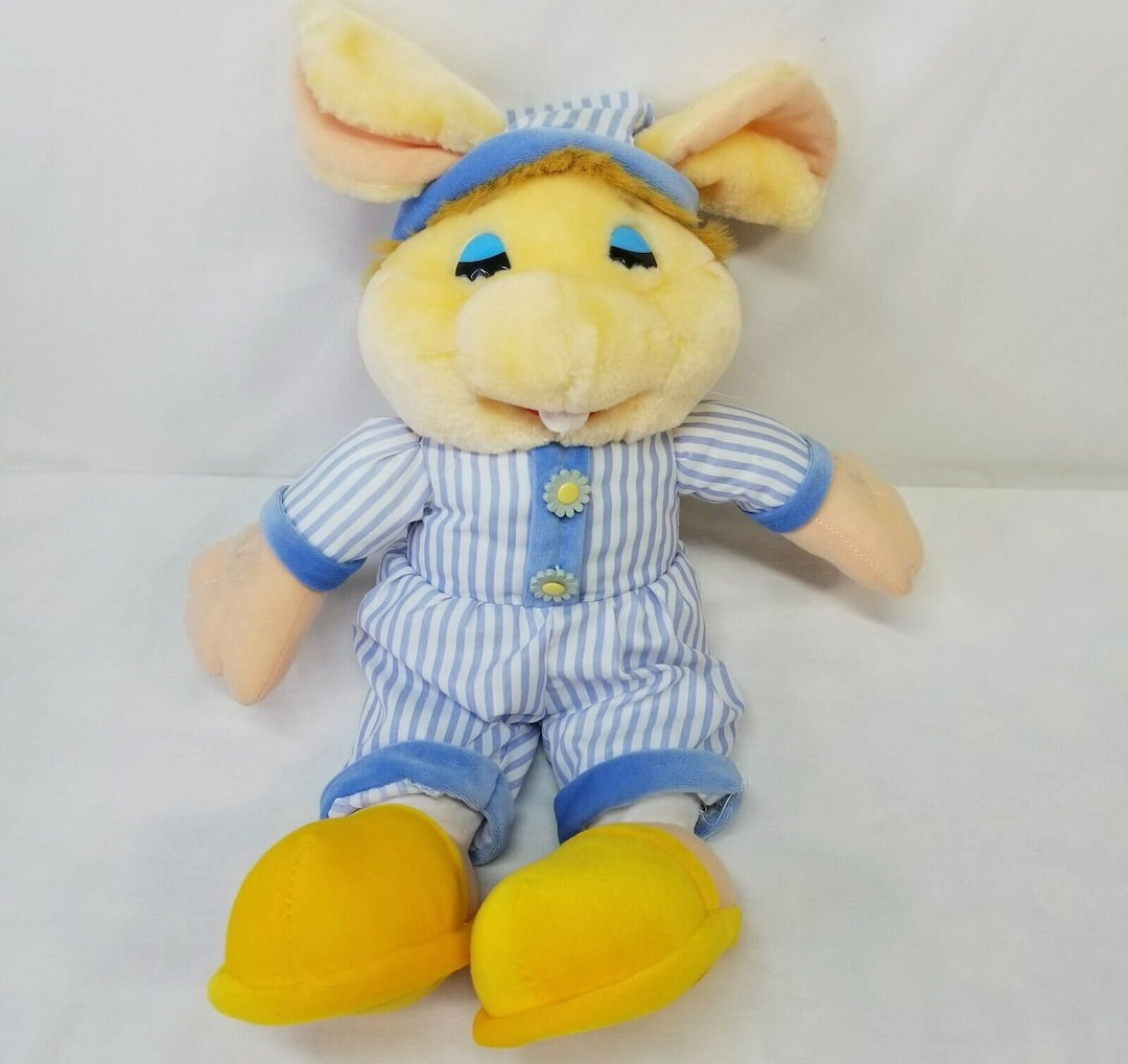 Angel Toy Plush Topo Gigio Mouse in Pajamas Sleeping Sound - Etsy