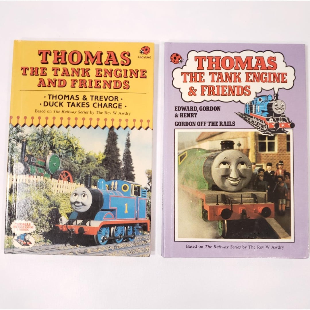 Thomas the Tank Engine and Friends Ladybird Books Lot 2 Books Vintage ...
