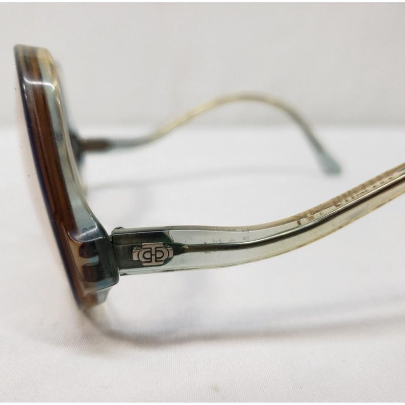 Vintage Titmus Glasses Horn Rimmed Two Toned Frames #T0 Z87 5 3/4 Big ...