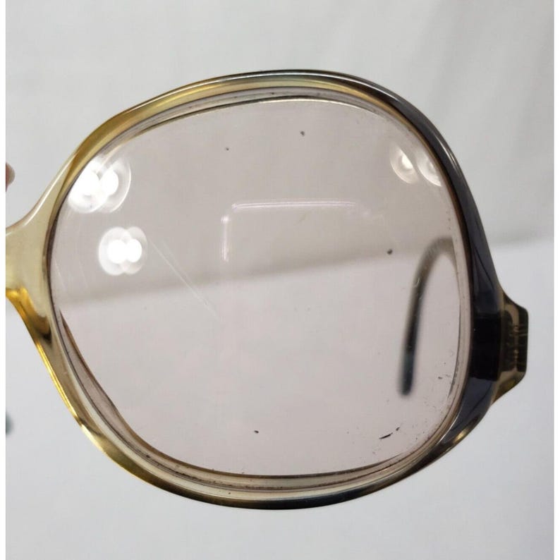 Vintage Titmus Glasses Horn Rimmed Two Toned Frames #T0 Z87 5 3/4 Big ...