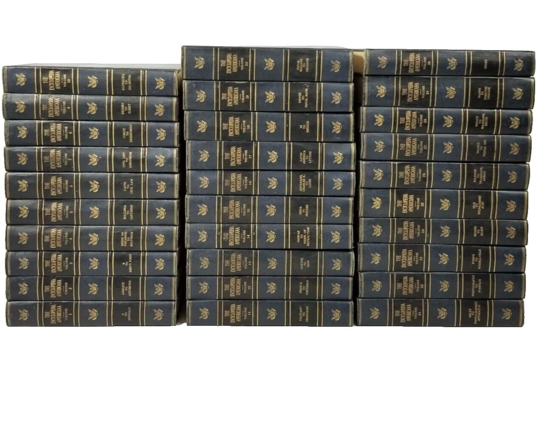 The Encyclopedia Americana 1959 Edition Complete Set 1-30 Volumes ...
