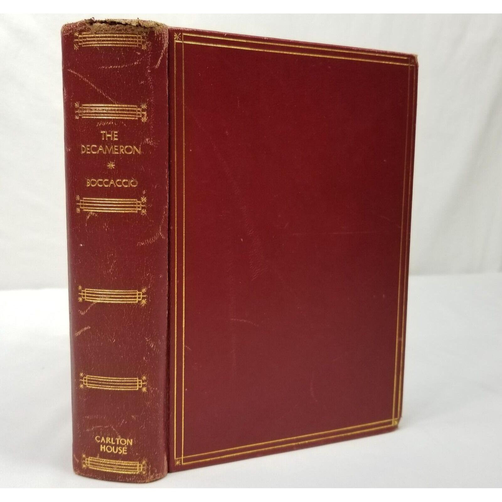 The Decameron Boccaccio Carlton House Vintage Decorative Book Classic ...