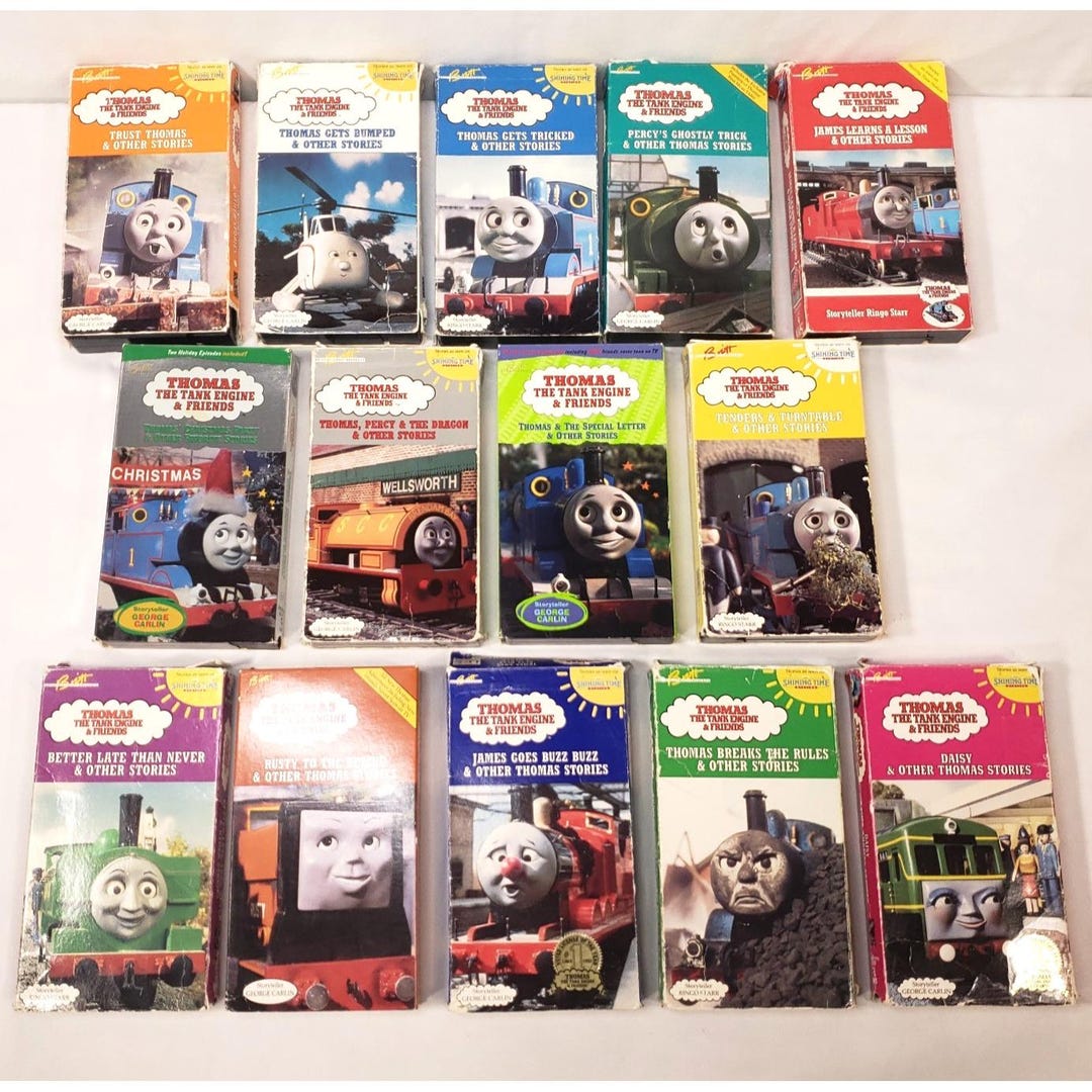 Thomas the Tank Engine & Friends VHS Lot 14 Tapes Vintage Britt Big ...