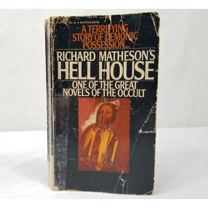 Hell House by Richard Matheson Vintage Horror 1973 Paperback Black ...