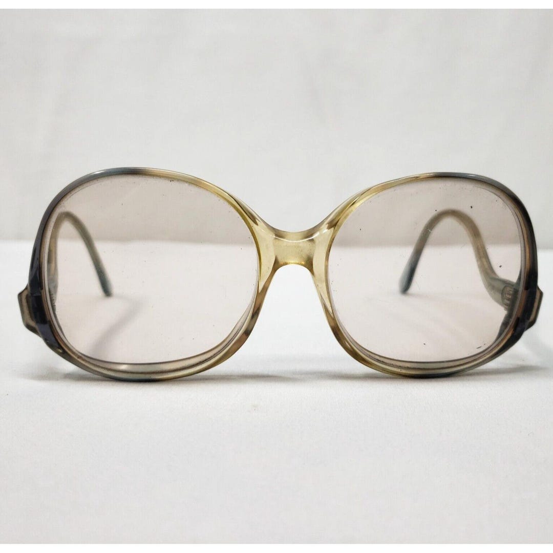 Vintage Titmus Glasses Horn Rimmed Two Toned Frames #T0 Z87 5 3/4 Big ...
