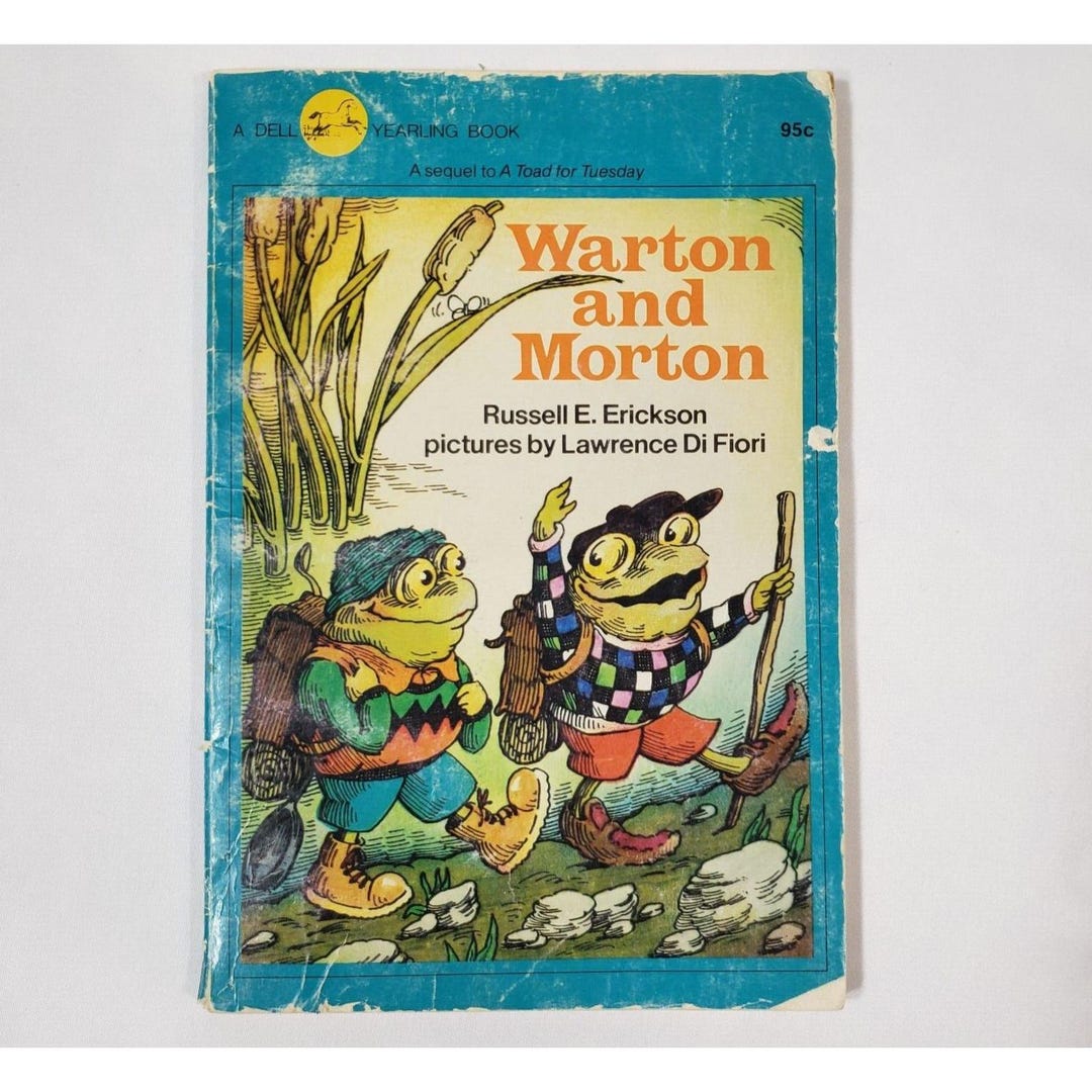 Warton and Morton by Russell E Erickson Vintage 1977 Paperback Toad ...