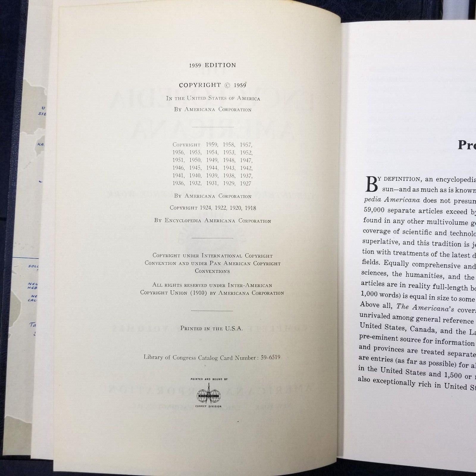 The Encyclopedia Americana 1959 Edition Complete Set 1-30 Volumes ...