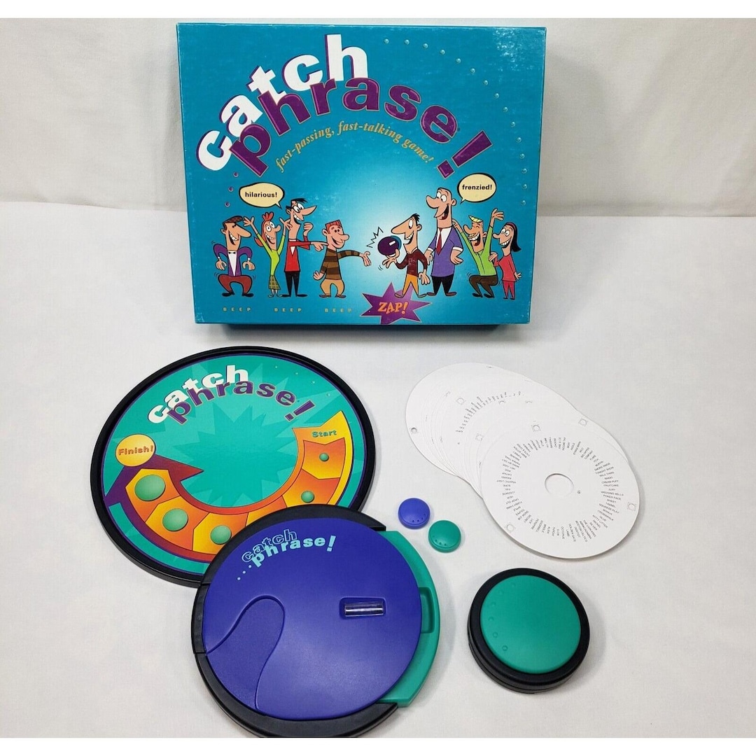 Catch Phrase Parker Brothers 1994 Hasbro Complete Game Vintage Party ...
