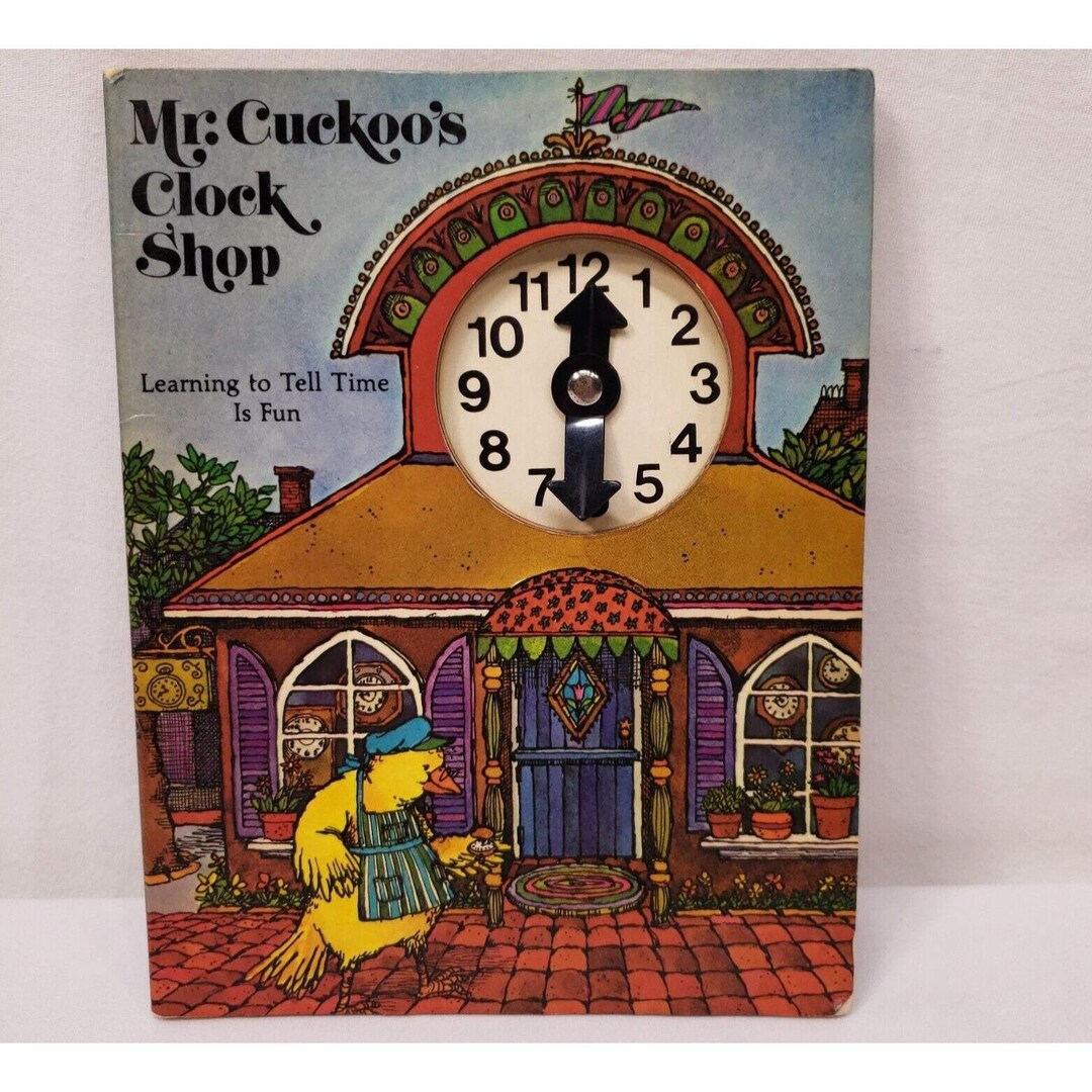 Mr Cuckoos Clock Shop by Arnold Shapiro Vintage Kids Book Learning to ...