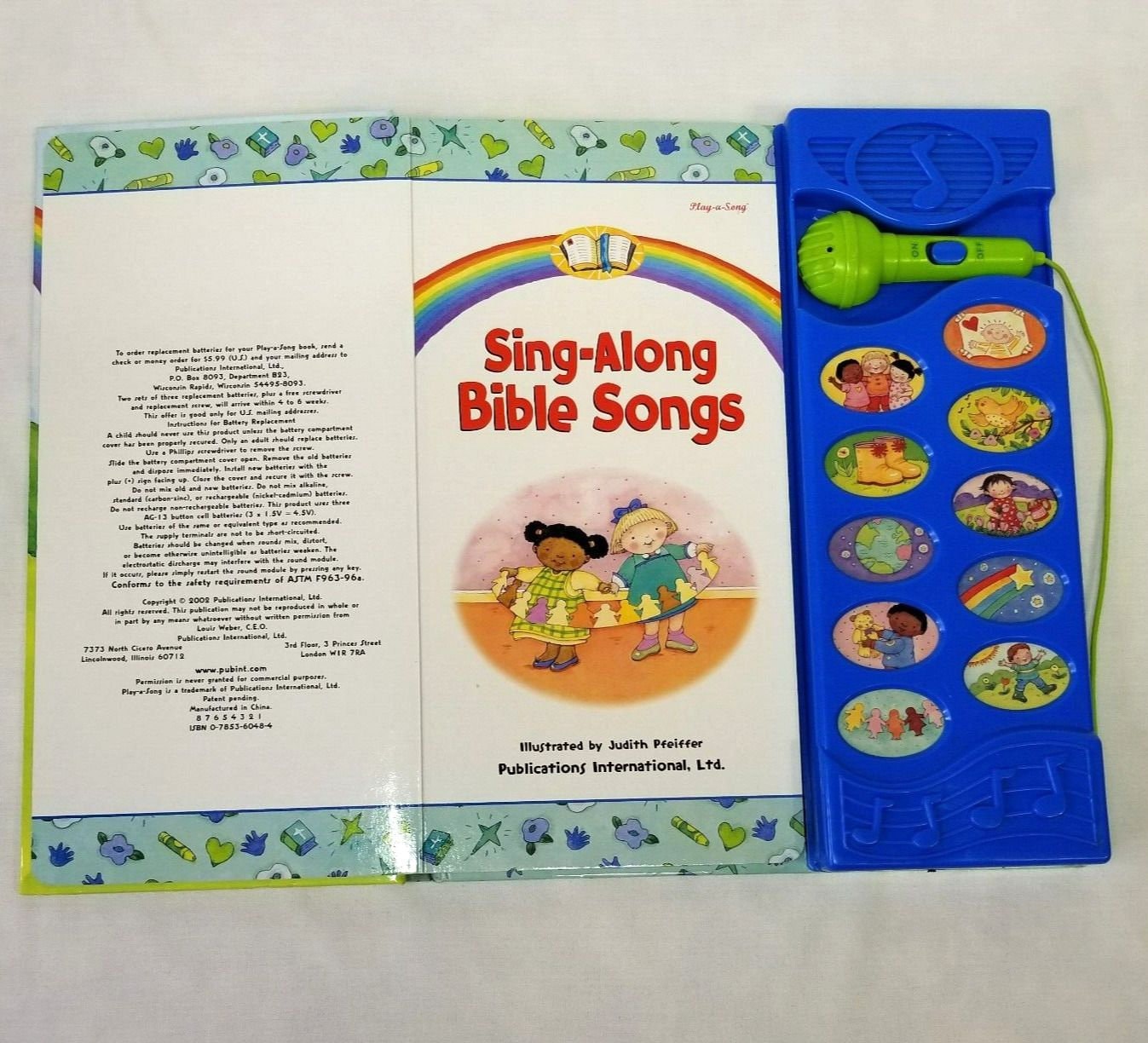Sing Along Bible Songs Play A Song Sound Book Tested Works With ...