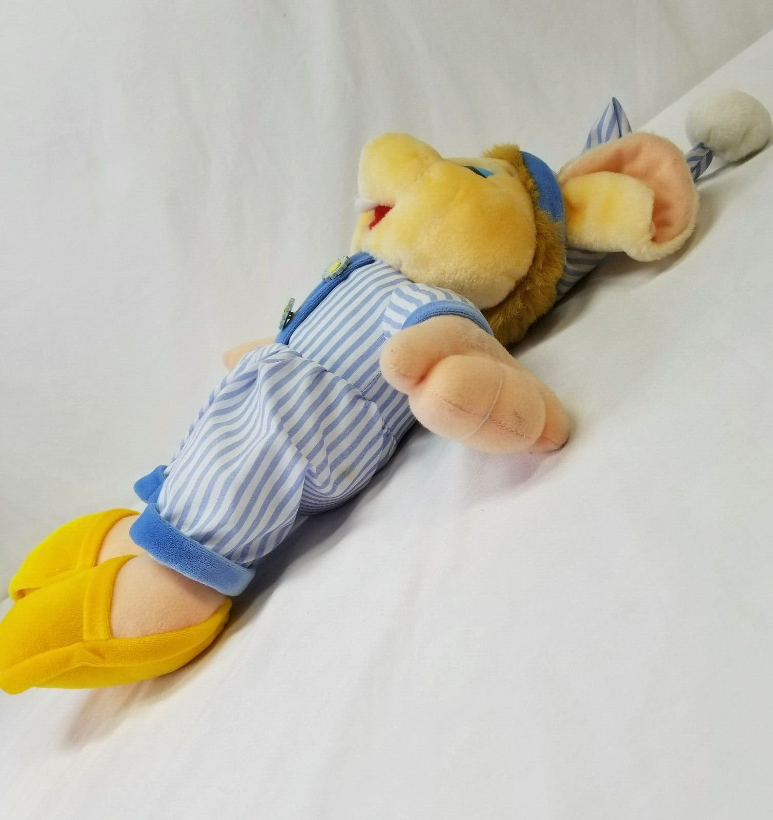 Angel Toy Plush Topo Gigio Mouse in Pajamas Sleeping Sound - Etsy