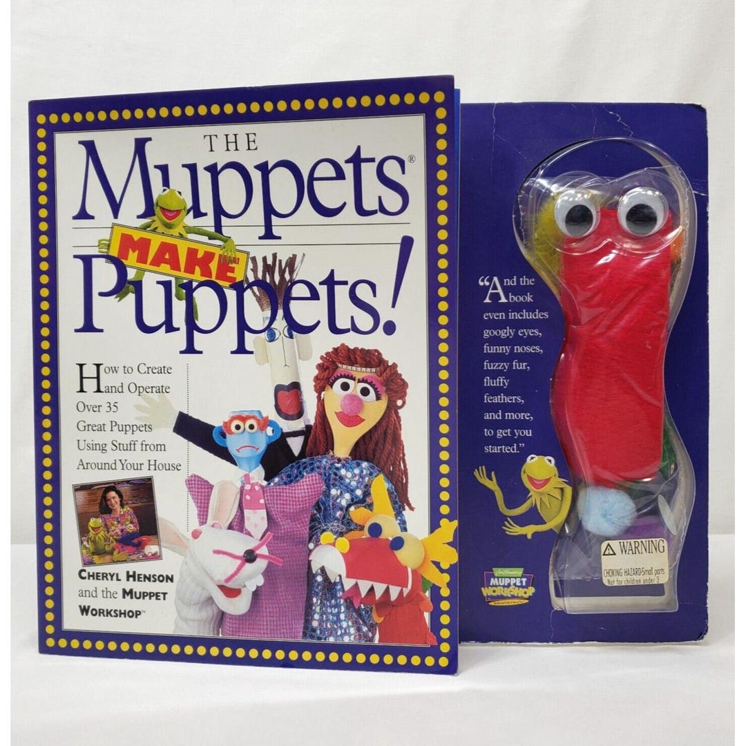 The Muppets Make Puppets Book and Building Kit Cheryl Henson Muppet ...