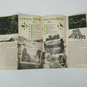 Vintage Utah Travel Brochure Tourist Pamphlet Booklet Vacation Guide ...