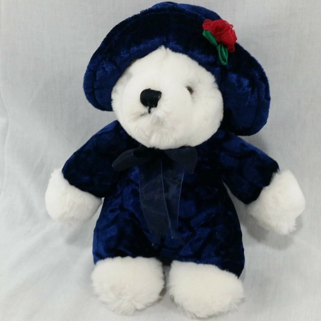 Dan Dee Collectors Choice Teddy Bear Plush Blue Velour Outfit - Etsy