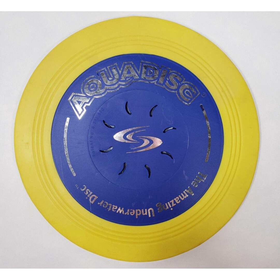 Vintage Aquadisc Underwater Frisbee Flying Aqua Disc Pool Toy Water ...