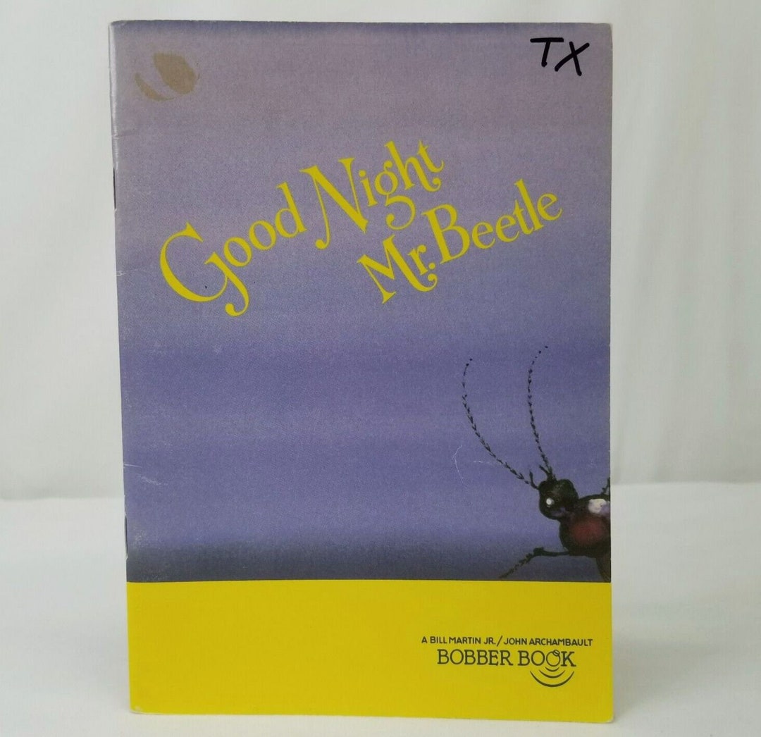 Good Night Mr Beetle Leland Jacobs Bill Martin Jr Paperback Vintage ...