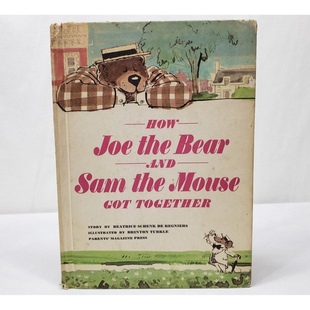 How Joe the Bear and Sam the Mouse Got Together 1965 Parents Magazine ...