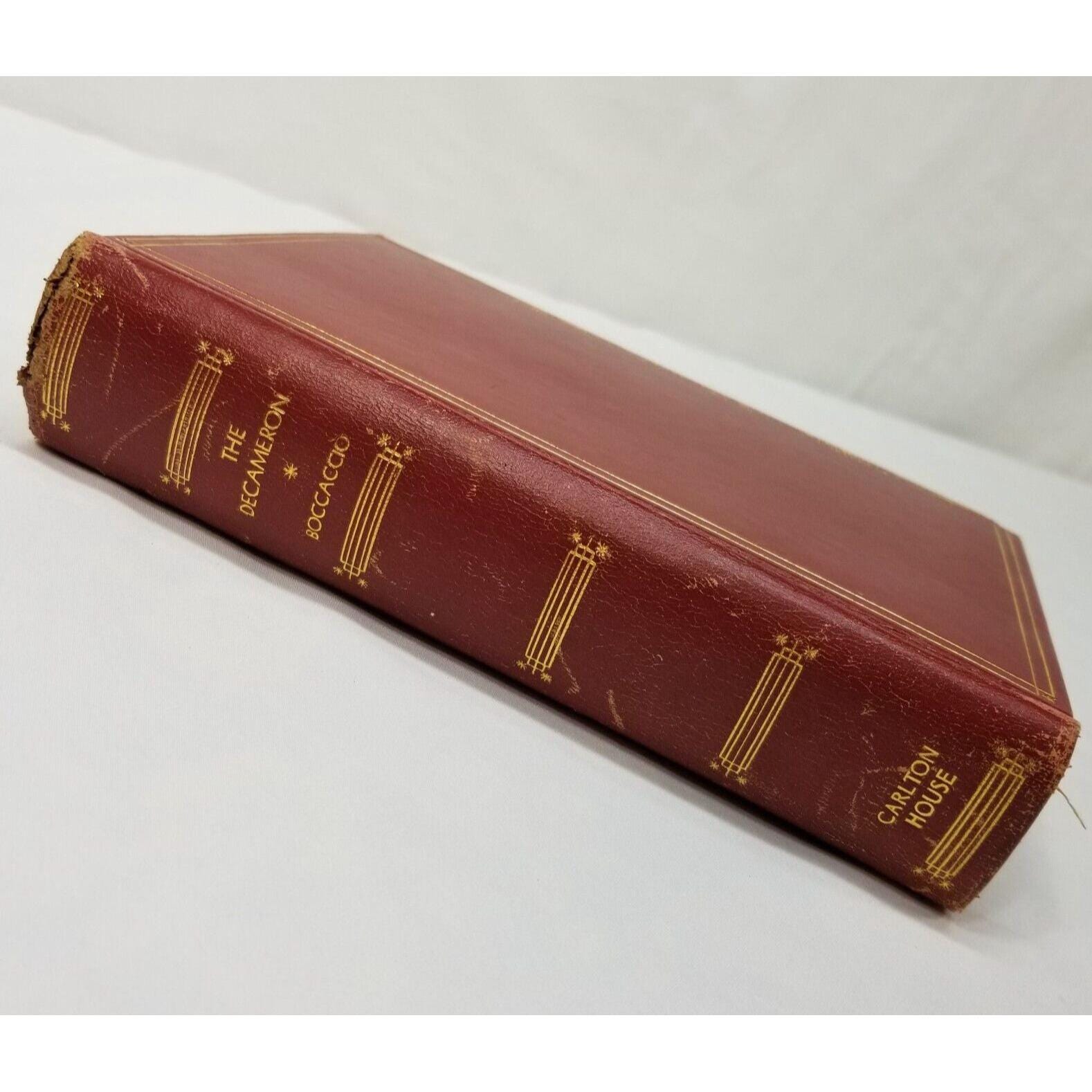 The Decameron Boccaccio Carlton House Vintage Decorative Book Classic ...