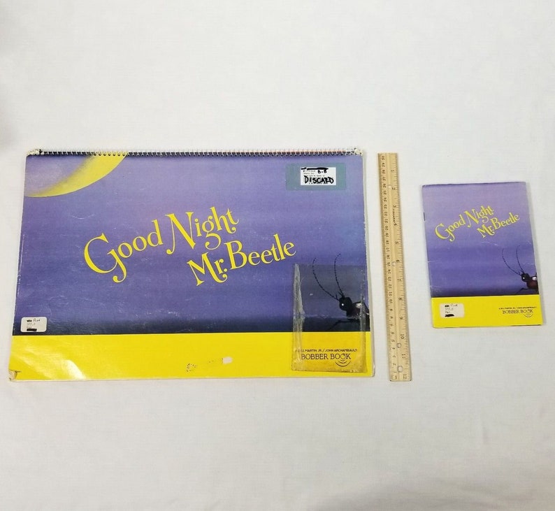 Good Night Mr Beetle Classroom Lot Big Book Audio Cassette Tape 4 ...