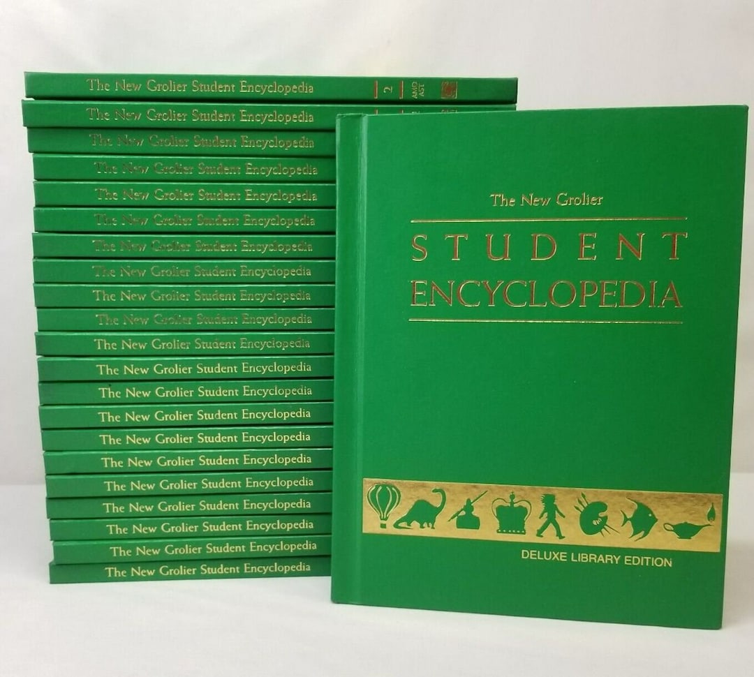 The New Grolier Student Encyclopedia Complete Set of 22 Books Volumes 1 ...