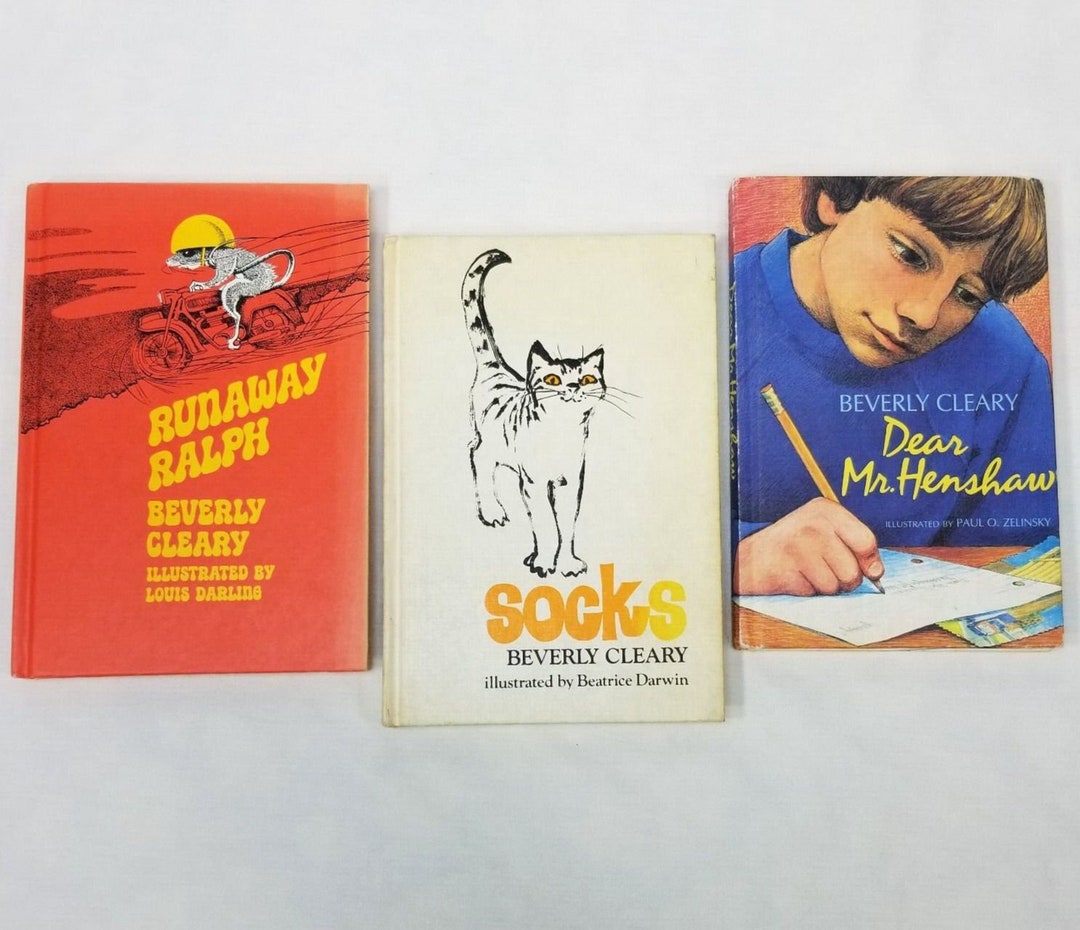 Beverly Cleary Books Lot 3 Vintage Weekly Reader Hardcovers Runaway ...