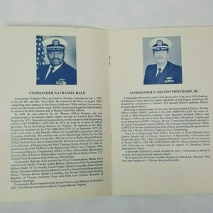 US Navy Change of Command Program October 25 1991 SIMA NRMF ...