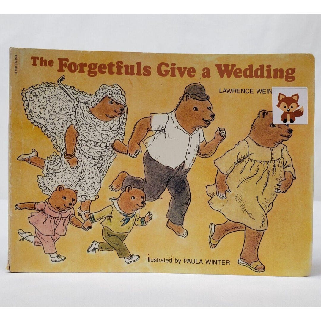 The Forgetfuls Give A Wedding by Lawrence Weinberg Vintage 1983 ...