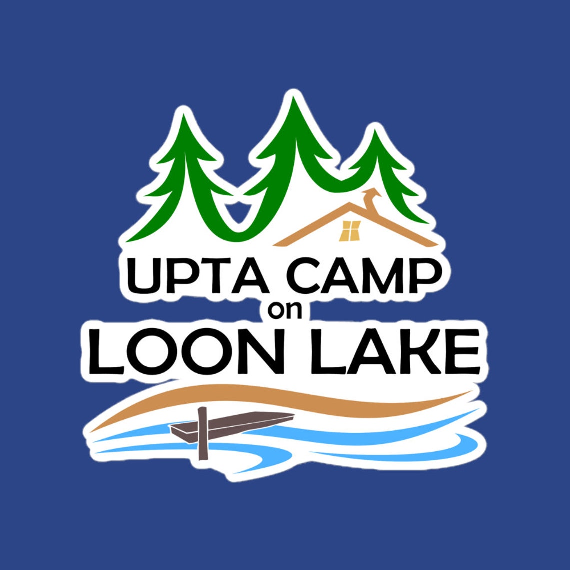 Upta Camp on Loon Lake Sticker Vacation Souvenir Lake Lover - Etsy