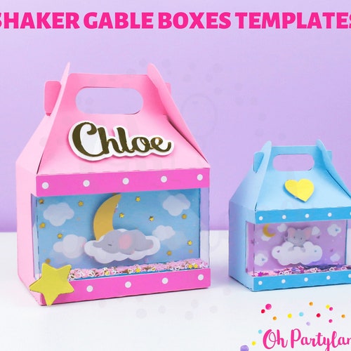 Shaker Gable Box Template Cut File Gable Box SVG DXF PDF | Etsy