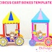 Circus Cart Box SVG DXF PDF Png-digital Files Circus Box - Etsy