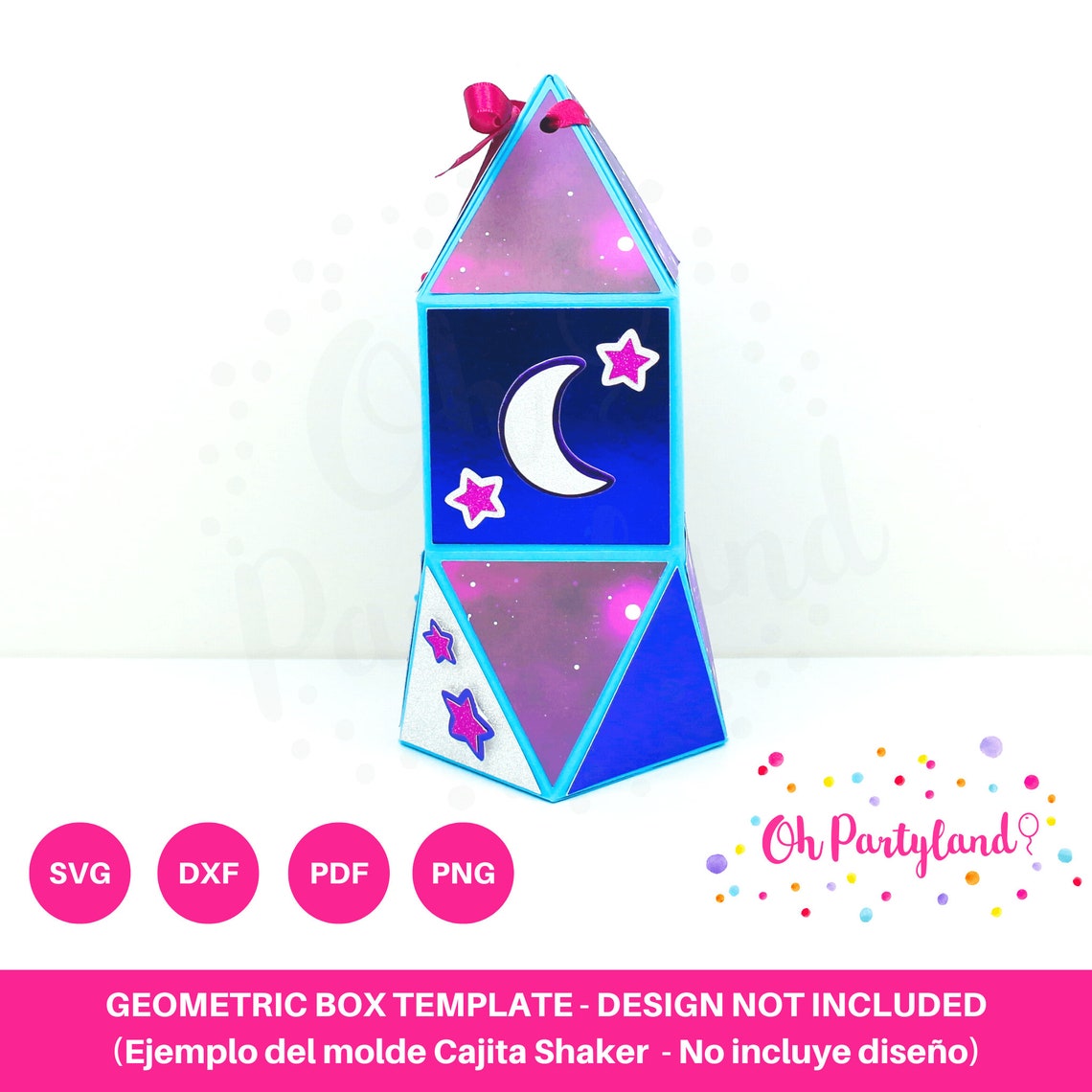 Shaker Box Template Geometric Box Templates Svg Dxf Png - Etsy